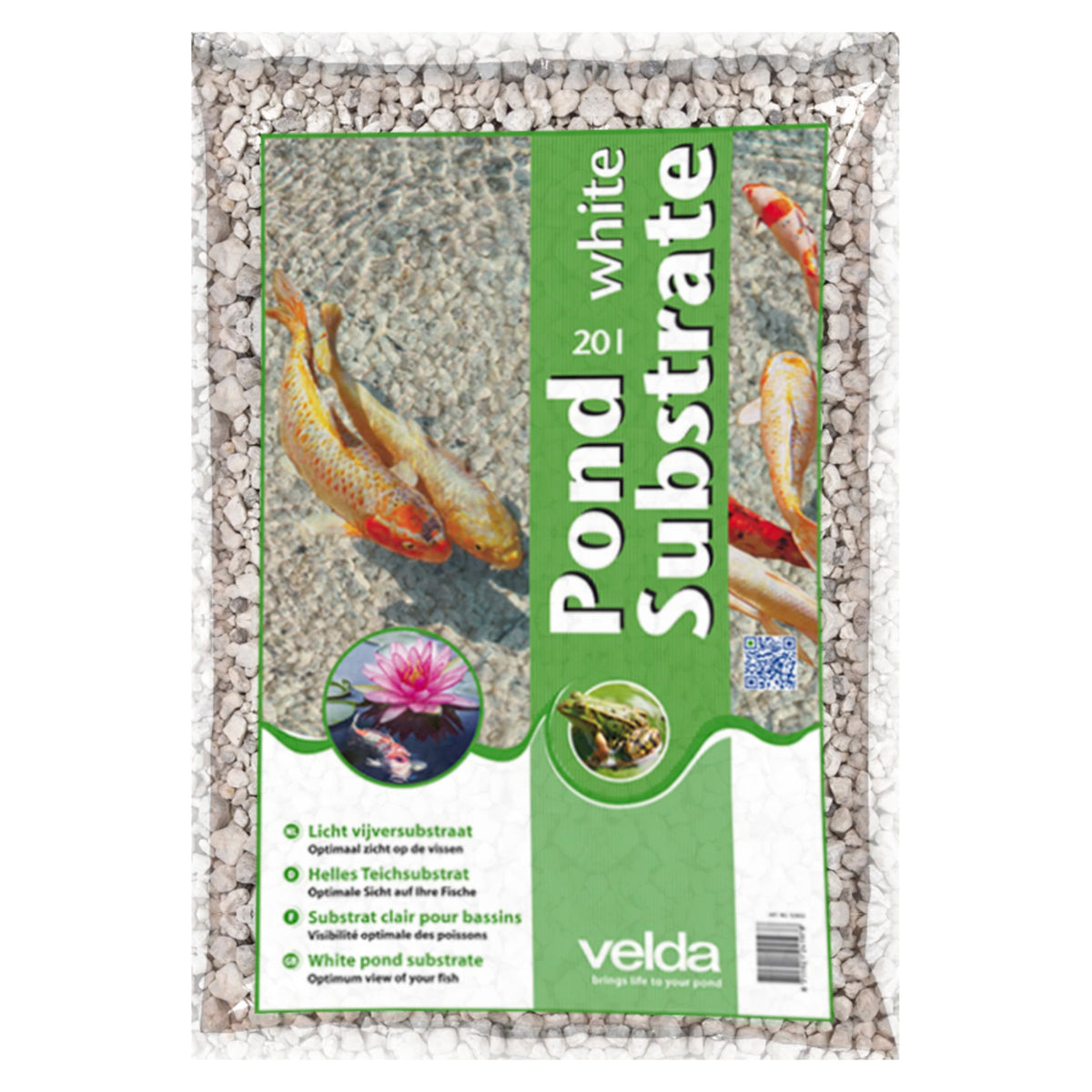 Velda Pond Substrate White 13 kg kopen - Vijvercentrum.nl